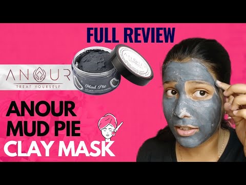 Anour Mud Pie Clay Mask for 🌟 Glowing Skin,Tan & Acne Removal, Oil ...