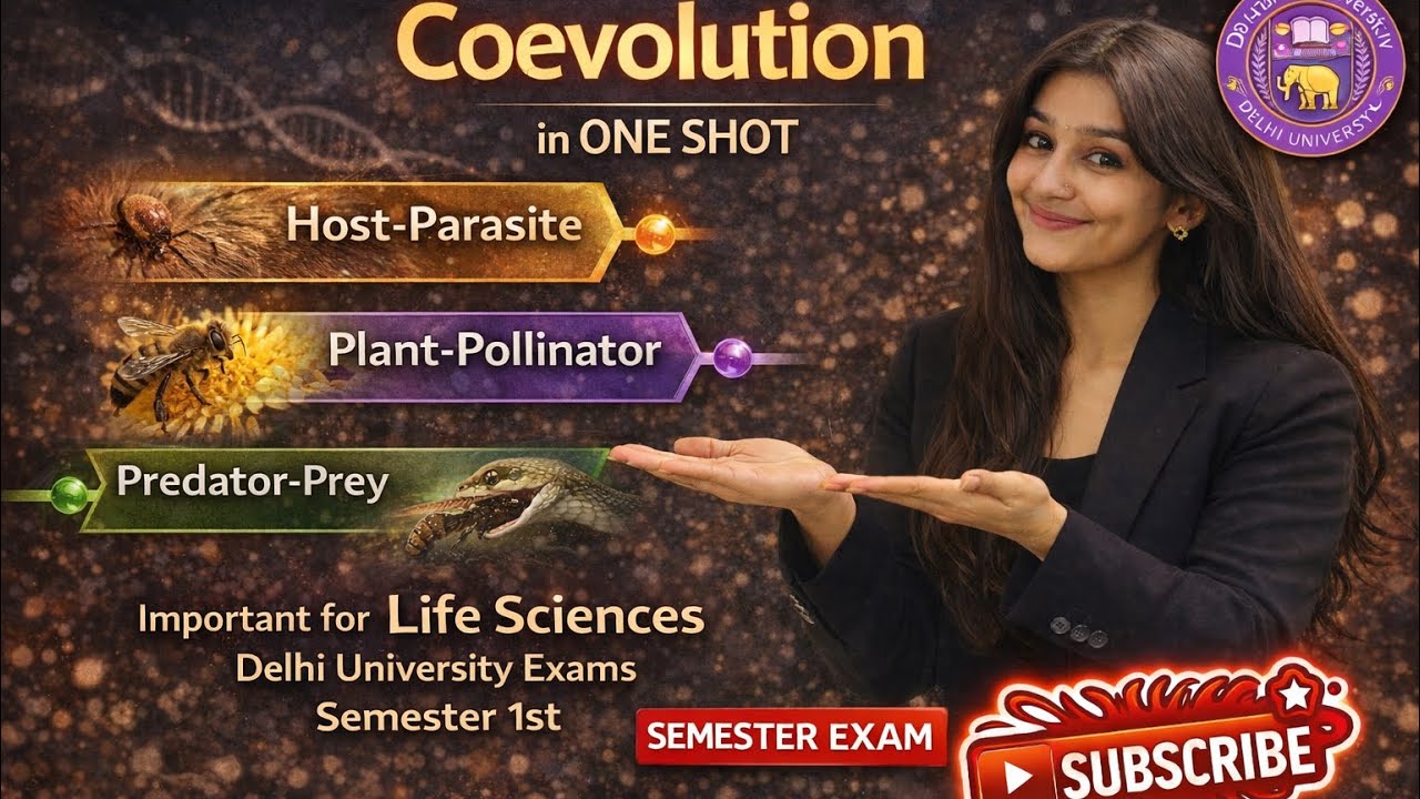 1️⃣ CO-EVOLUTION 🔥 Host–Parasite Arms Race |Life sciences | B.Sc | MSC ...
