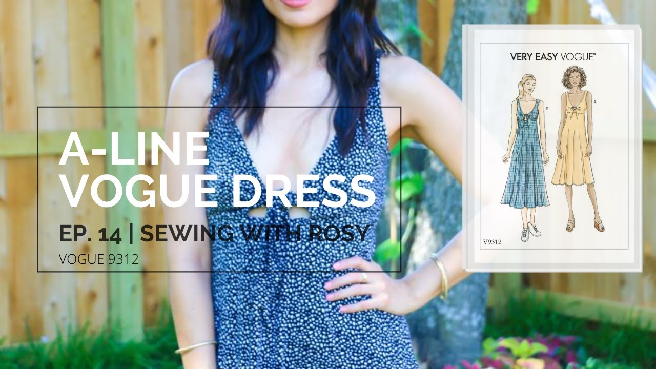 VOGUE 9312 SEWING TUTORIAL - YouTube