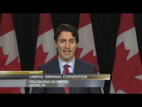2016 Liberal Convention – Justin Trudeau Press Conference - YouTube