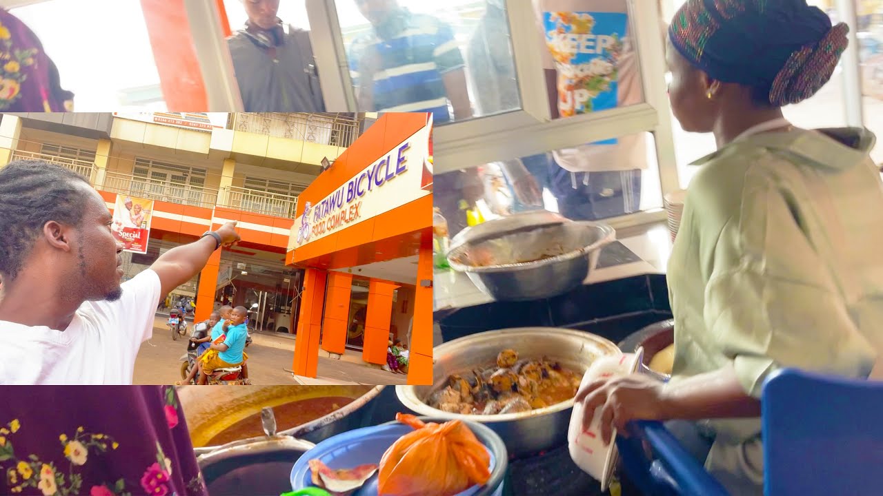 Popular Traditional Tamale Food | Fatawu Bicycle. - YouTube