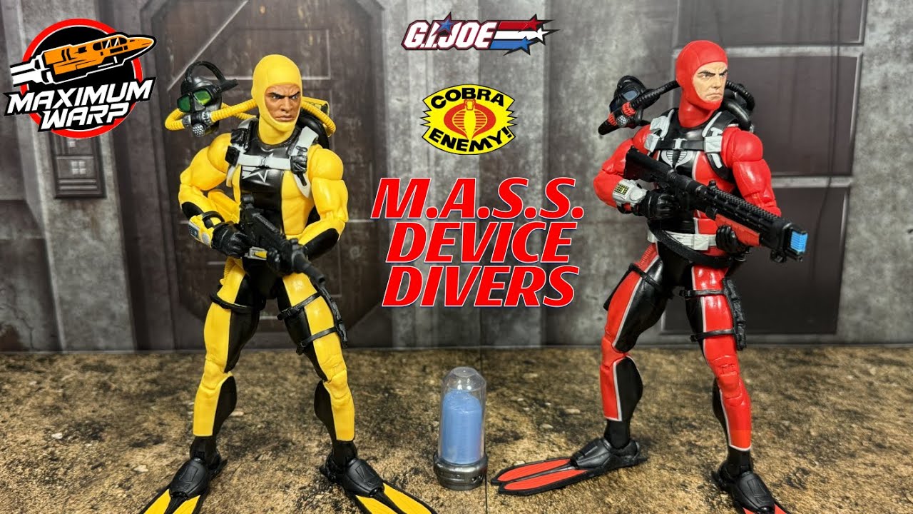 GI Joe Classified MASS DEVICE DIVERS action figure review - YouTube