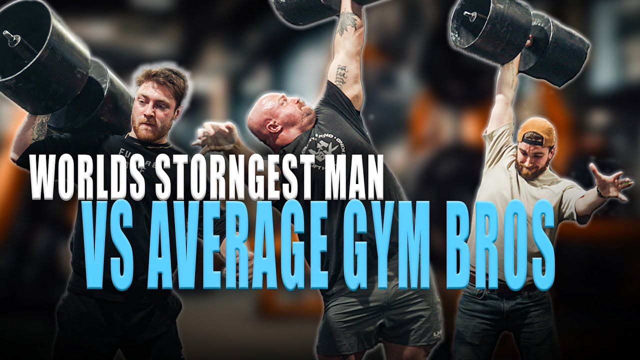 Average Joes VS Strongest Man On Earth - YouTube
