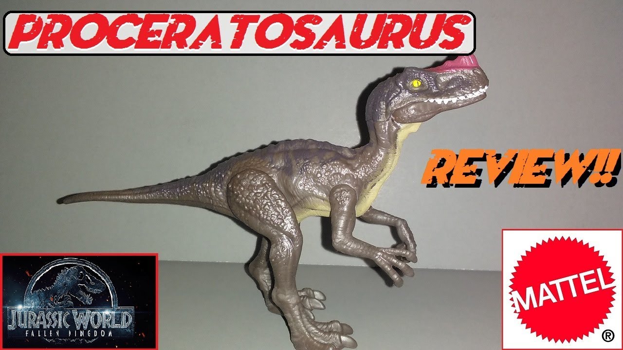 Mattel Jurassic World Proceratosaurus Review!! - YouTube
