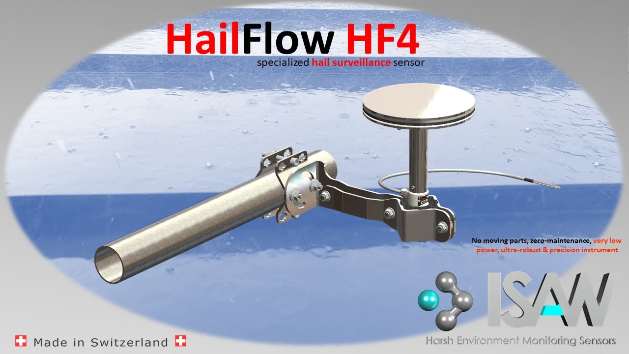 ISAW HailFlow HF4 Hail Sensor - YouTube