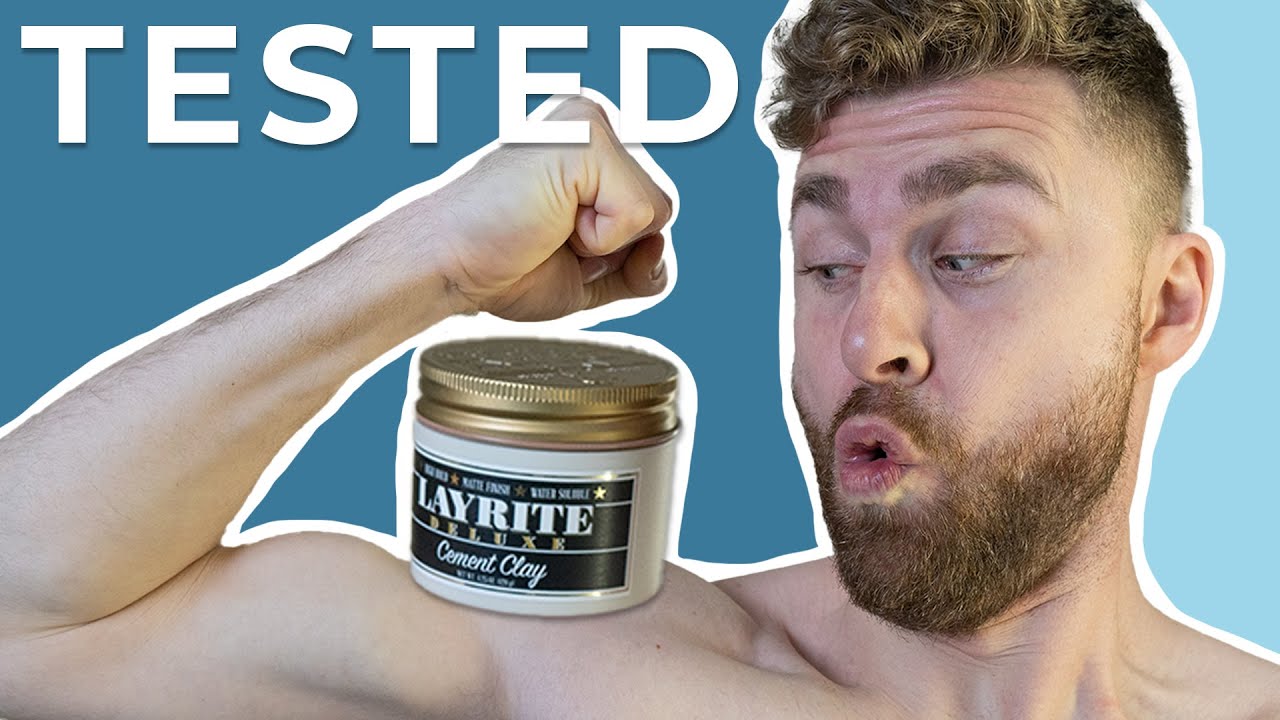 LAYRITE DELUXE - CEMENT CLAY HAARSTYLING PRODUKTTEST - YouTube