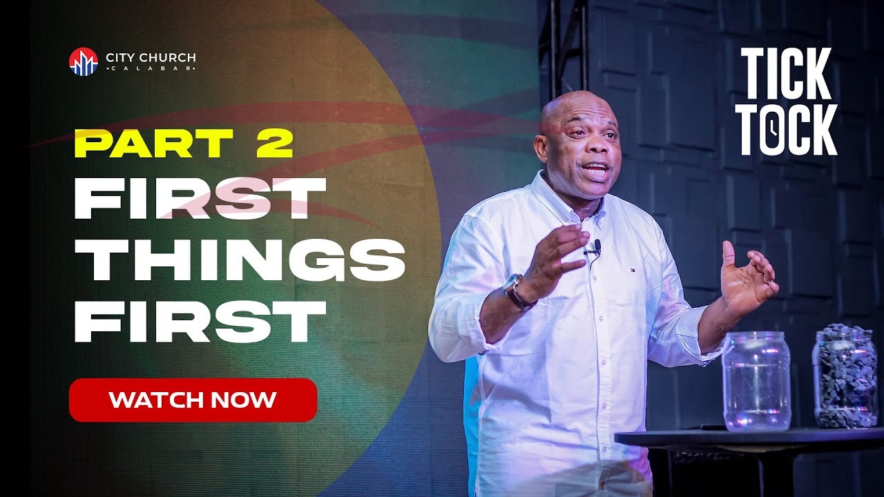 FIRST THINGS FIRST || Pastor Tony Aleogena-Raphael || 15th January 2023 ...