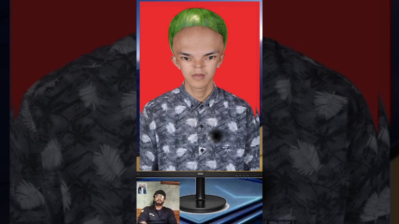 edit foto disuruh potong rambut model cepak 1cm malah jadi alien. # ...