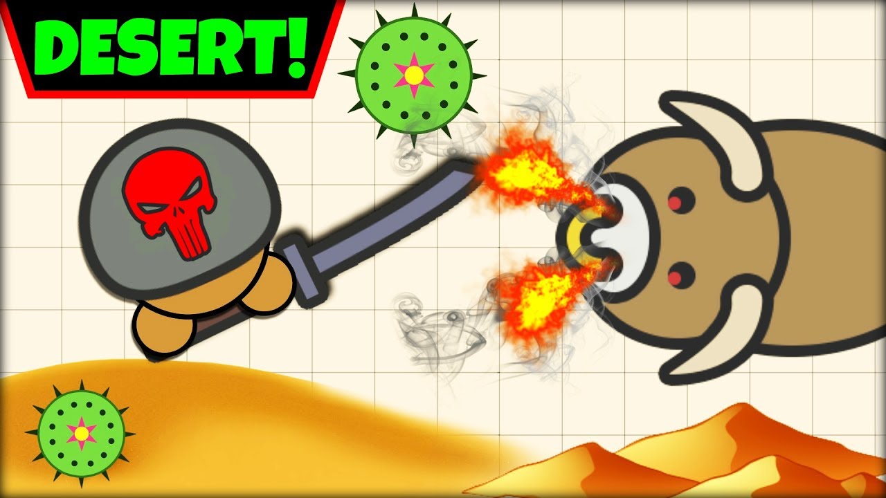 NEW DESERT BIOME AND BULL ANIMAL IN MOOMOO.IO | MOOMOO.IO NEW UPDATE ...