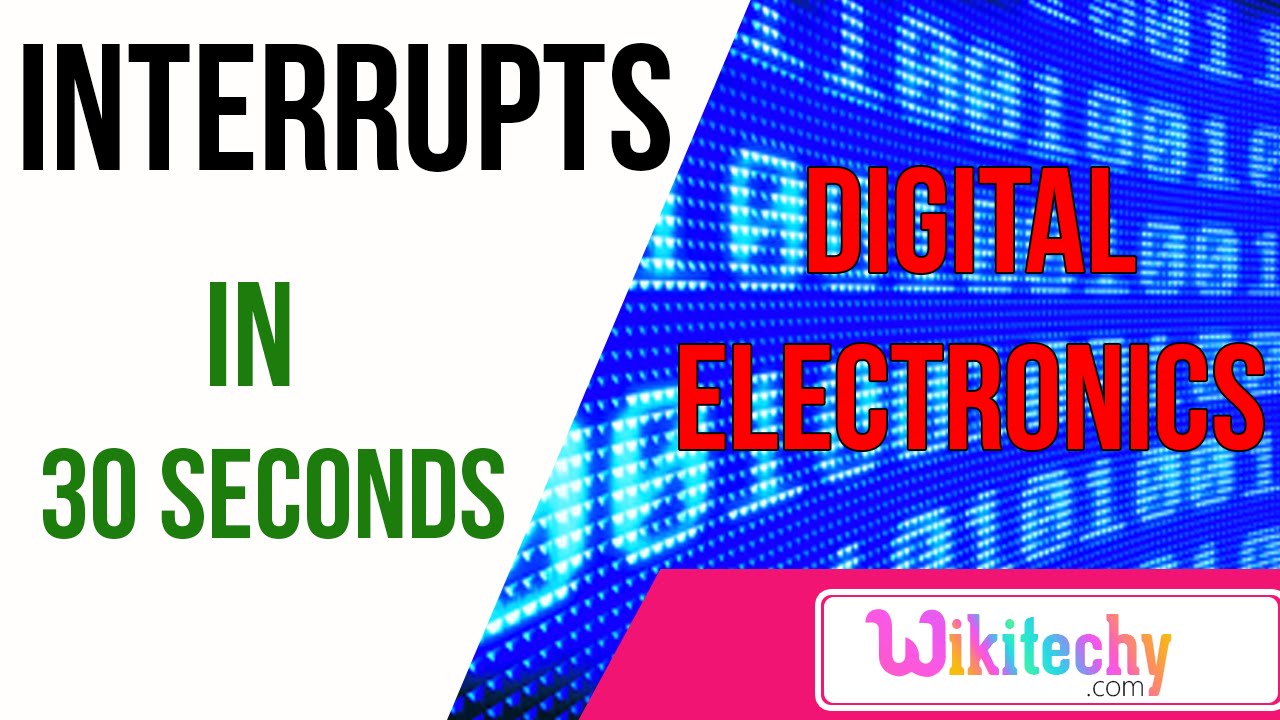Interrupts | digital electronics interview questions and answers | wikitechy.com - YouTube
