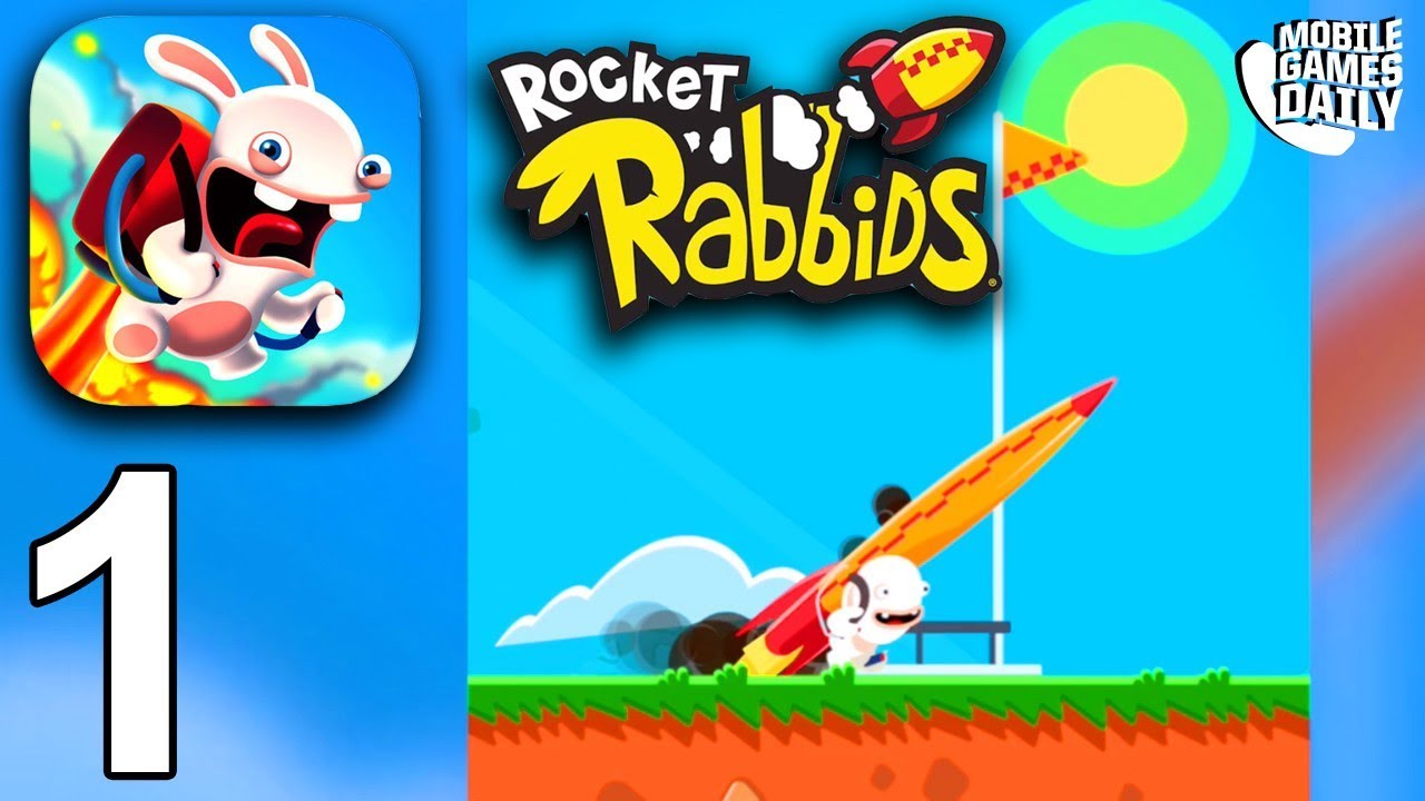 ROCKET RABBIDS - Levels 1-12 - Gameplay Walkthrough Part 1 (iOS Android ...
