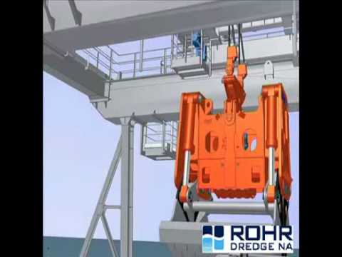 Rohr Clamshell Dredge Tour Animation - YouTube