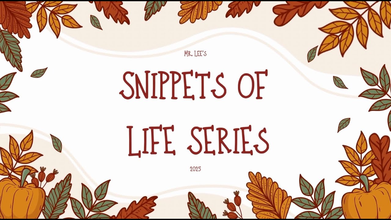More Snippets of Life 2025 🍂 - YouTube