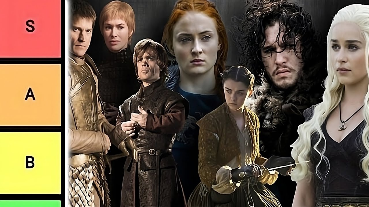 Game Of Thrones Character Tier List (In Depth) - YouTube