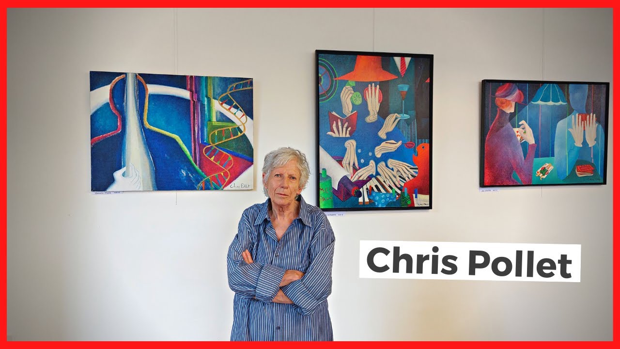 Chris Pollet ou comment s'exprimer avec de la peinture à l'huile - YouTube