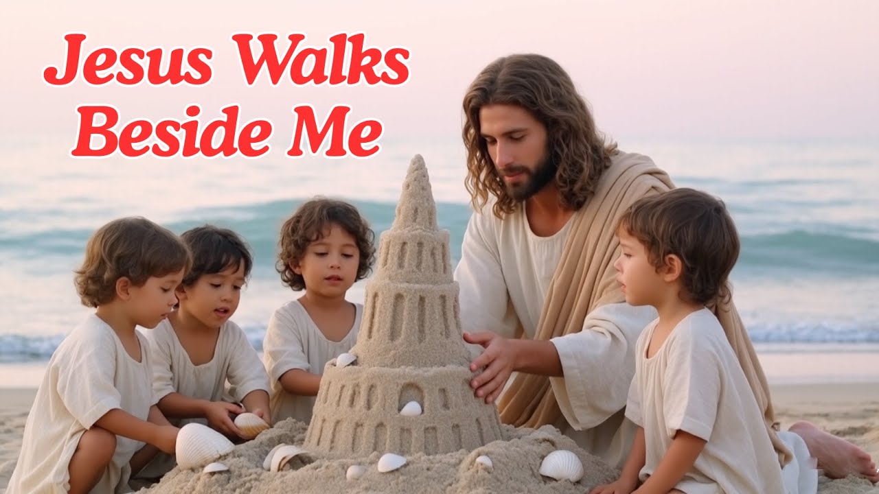 Jesus Walks Beside Me Bright | Peaceful Christian Song for Little ...