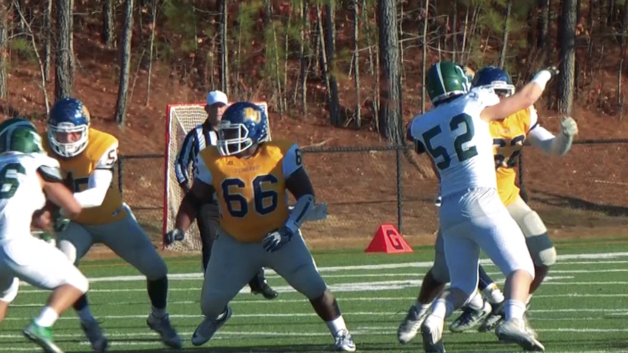Reinhardt Football Highlights vs Montana Tech 2016 (FCS Quarterfinals ...