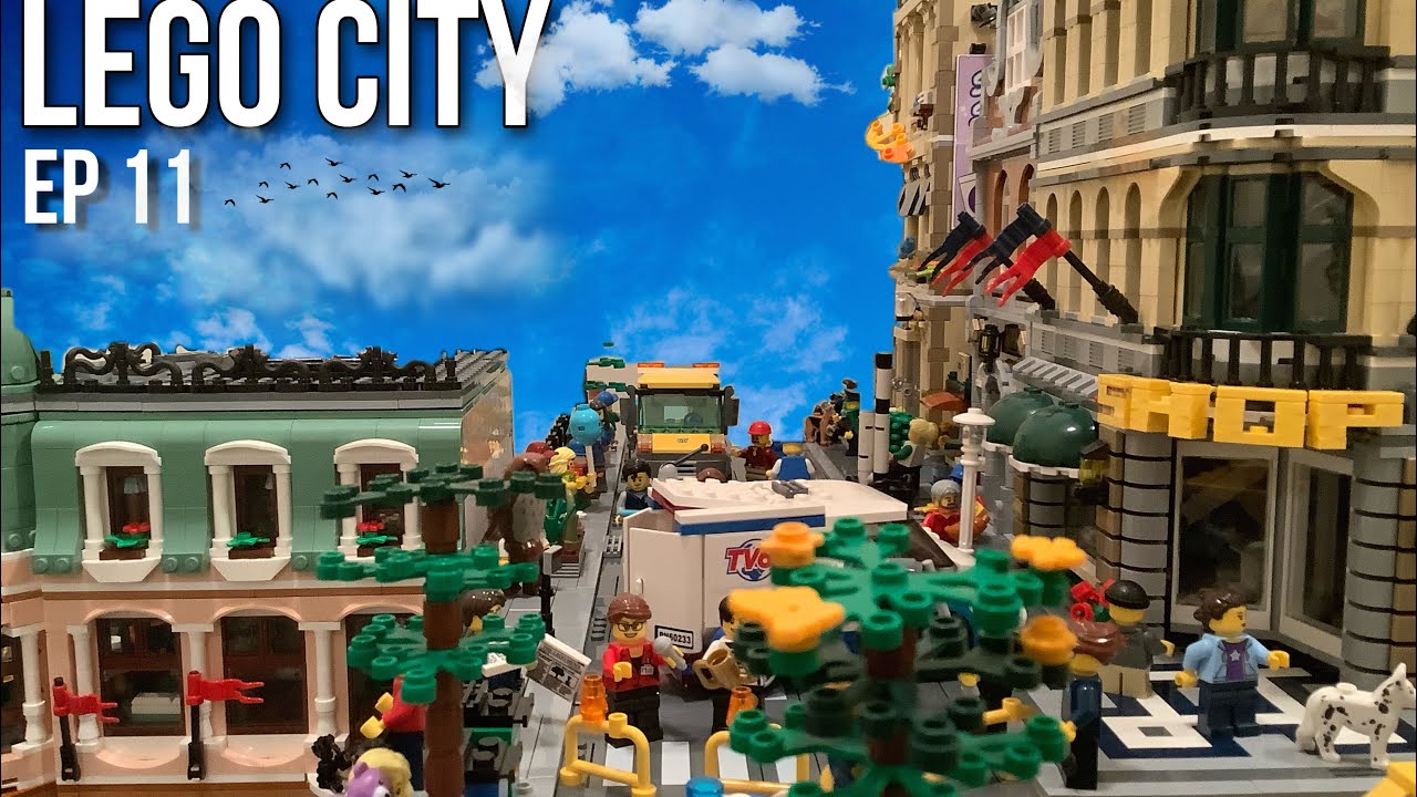 Building A LEGO City Ep 11 / I ️ Sidewalks - YouTube