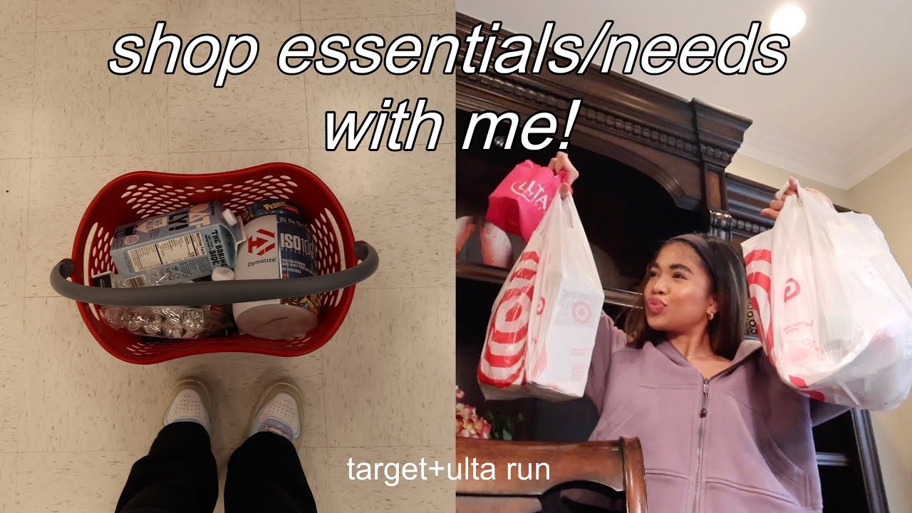 ౨ৎ SHOP MY ESSENTIALS/NEEDS WITH ME! prepping for vacay, overshopping ...