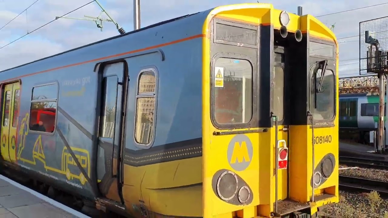 FINAL FAREWELL!! ROG 37884 departs Crewe taking Merseyrail 508140 for ...