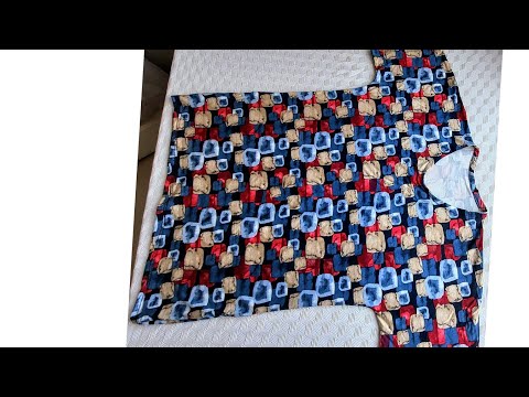 ÇOK KOLAY TİŞÖRT KESİMİ VE DİKİMİ TERZİYE GEREK YOK/No need to be a tailor, anyone can sew a t-shirt