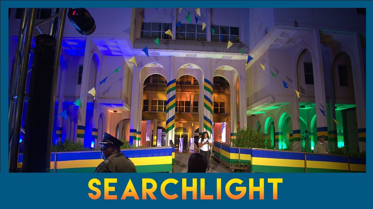 Flag raising ceremony for start of 46th Independence Anniversary ...