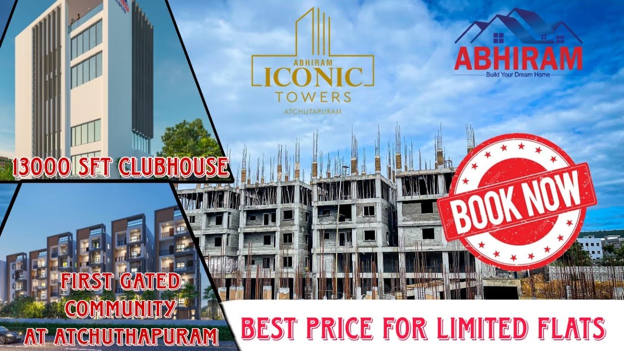 Abhiram Iconic Towers @ atchuthapuram - YouTube