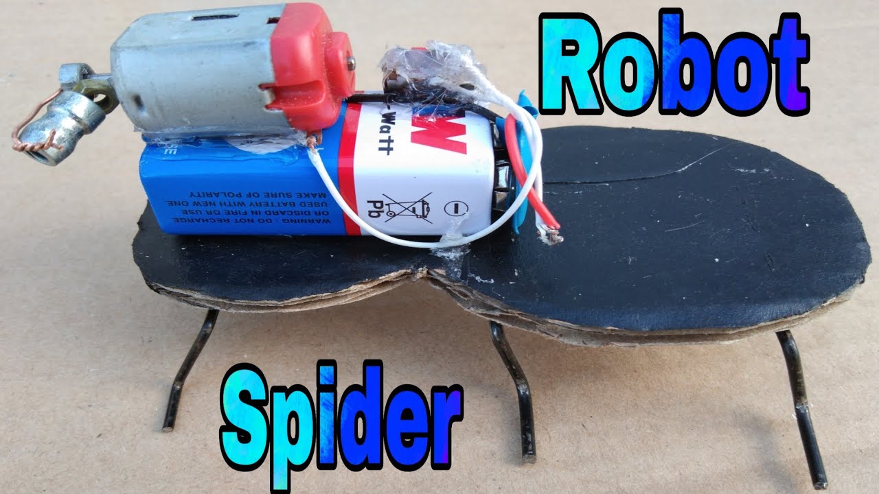 how to make a 6 leg robot spider simple#robotspider - YouTube