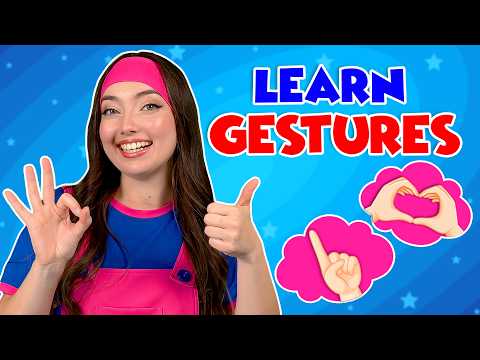 Learn Gestures with Ms Vivi 💛 | Baby Learning Videos | Hand Movements & Songs