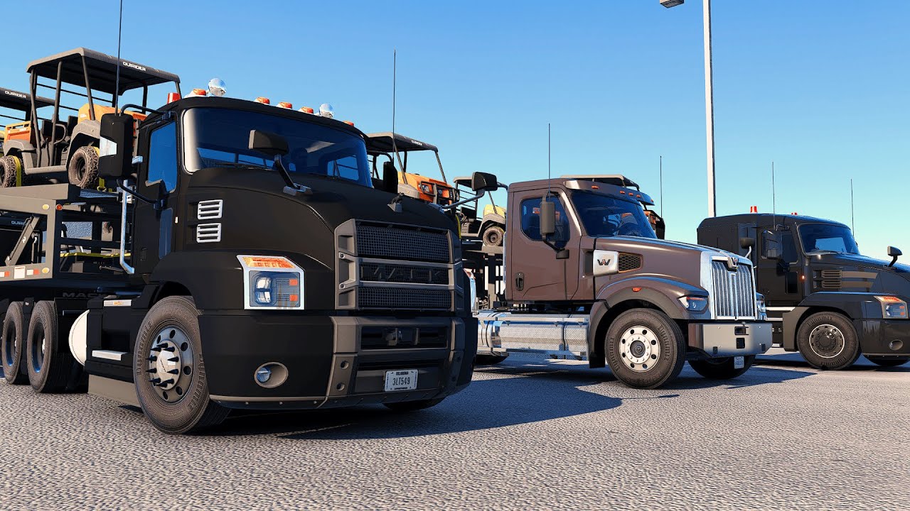 ATS Let's Go To Work | Ep. 1 | Ultra Realistic Graphics | ATS MODS ...