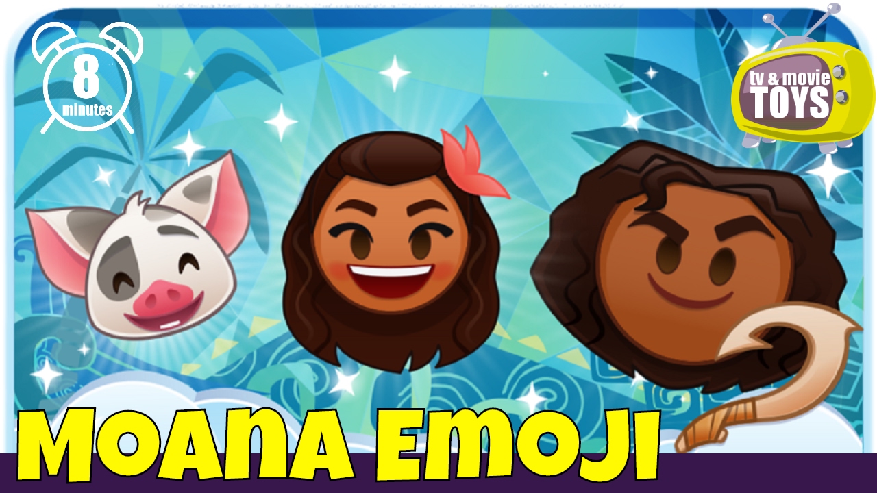 Moana Emoji | Disney Emoji Moana and Maui plus Frozen Elsa in Disney ...