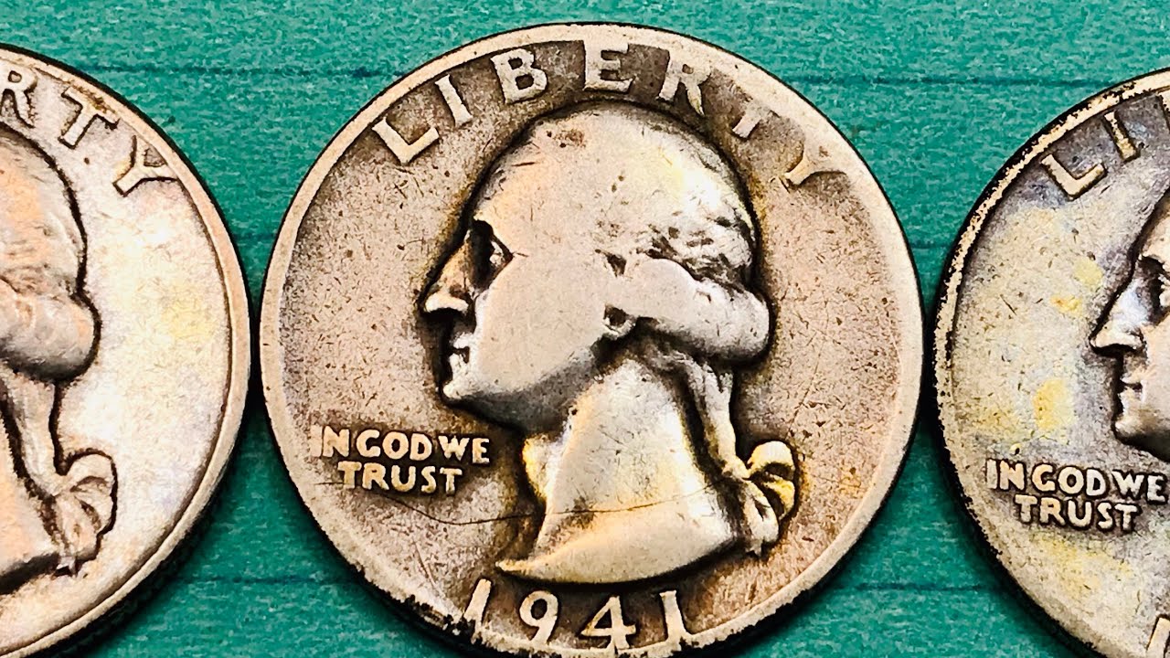 US 1941 Quarters - United States Valuable WWII Coins - YouTube