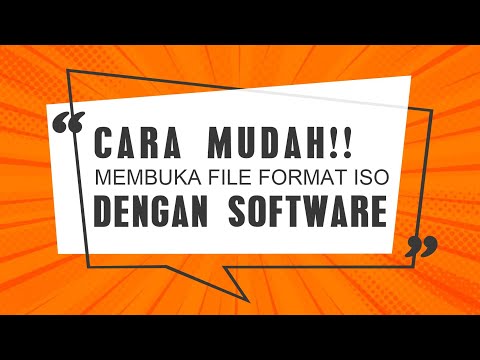 TUTORIAL - Mudah! Cara Membuka File Format Iso