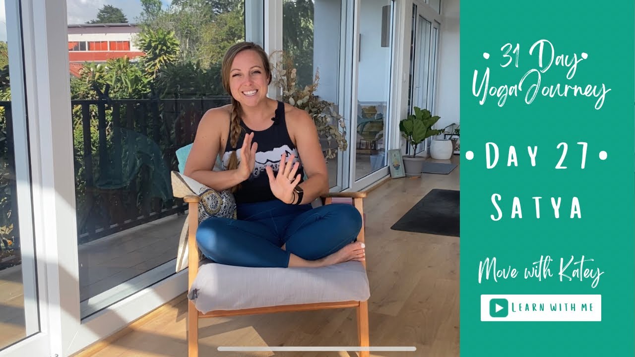 Day 27: Yoga Beyond the Mat • Satya - YouTube