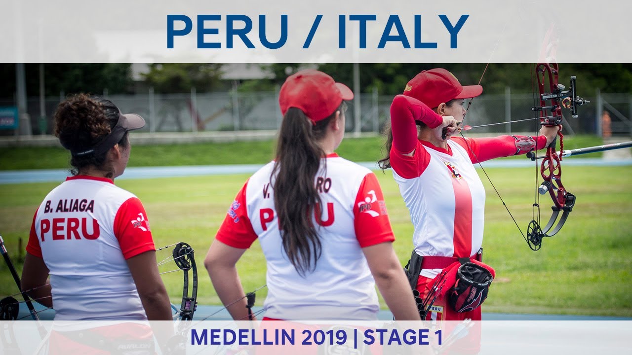 Peru v Italy – compound women's team bronze | Medellin 2019 World Cup ...