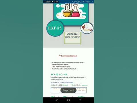 Chemistry lab : EXP 3 - YouTube