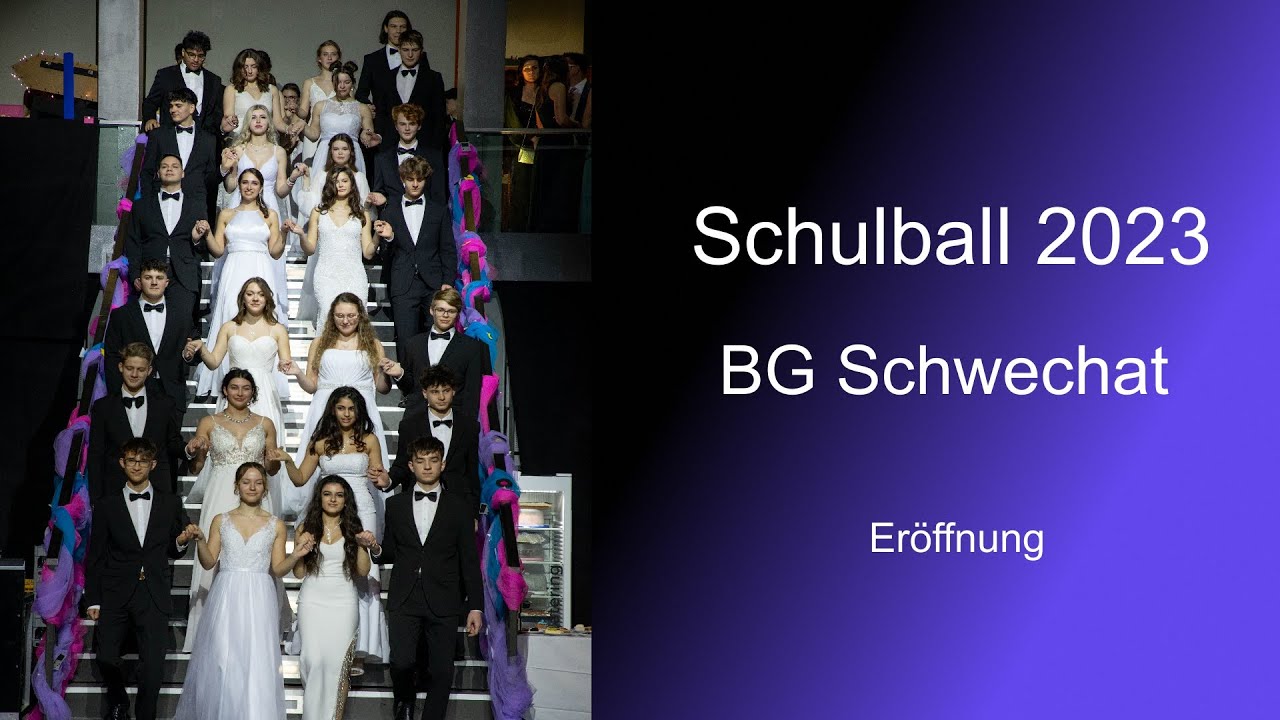 Balleröffnung 2023 BG Schwechat Eröffnung - YouTube