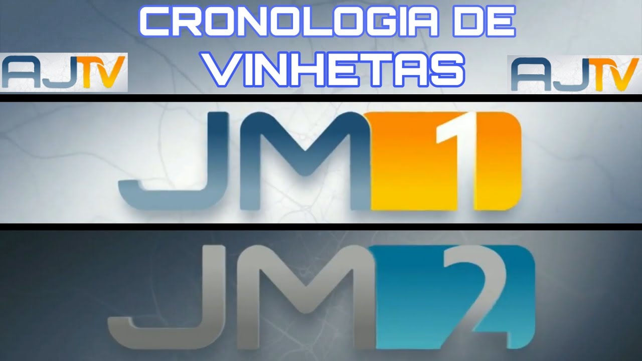 CRONOLOGIA DE VINHETAS DO JMTV | JM1 e JM2 | 2001 - 2018 - YouTube