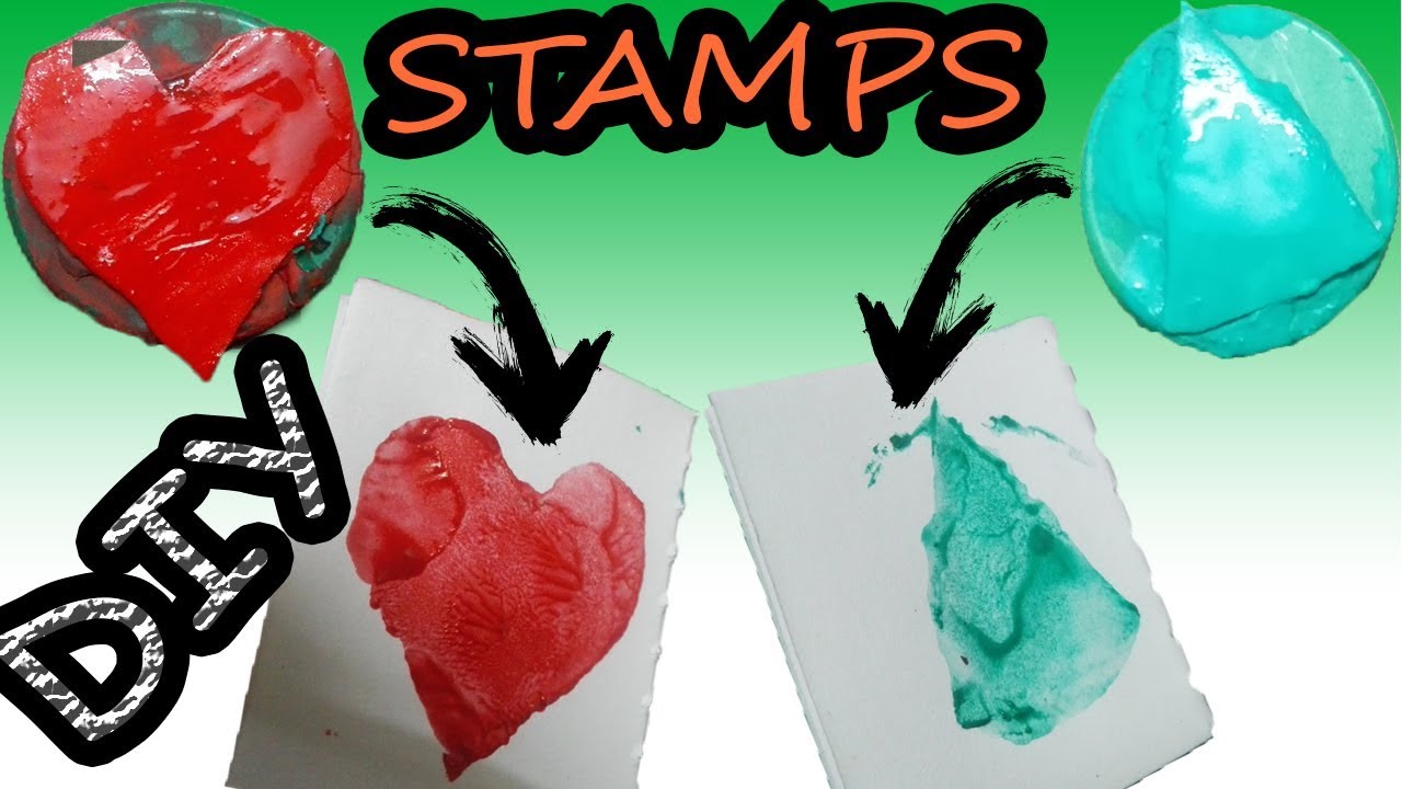 DIY Stamps Using Plastic Bottles Cap-Back To School - YouTube