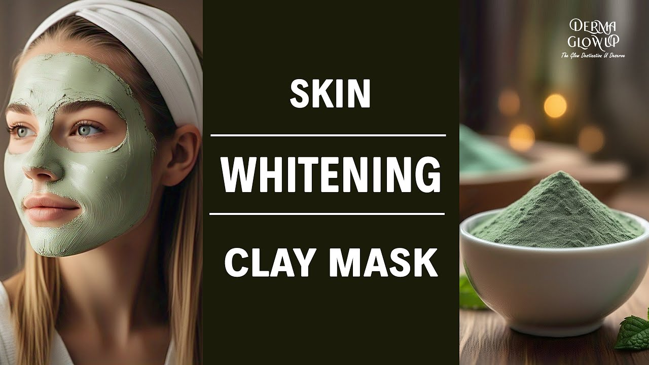 HOW TO MAKE SKIN WHITENING CLAY MASK #skincare #homemade #diy - 1- MIN ...