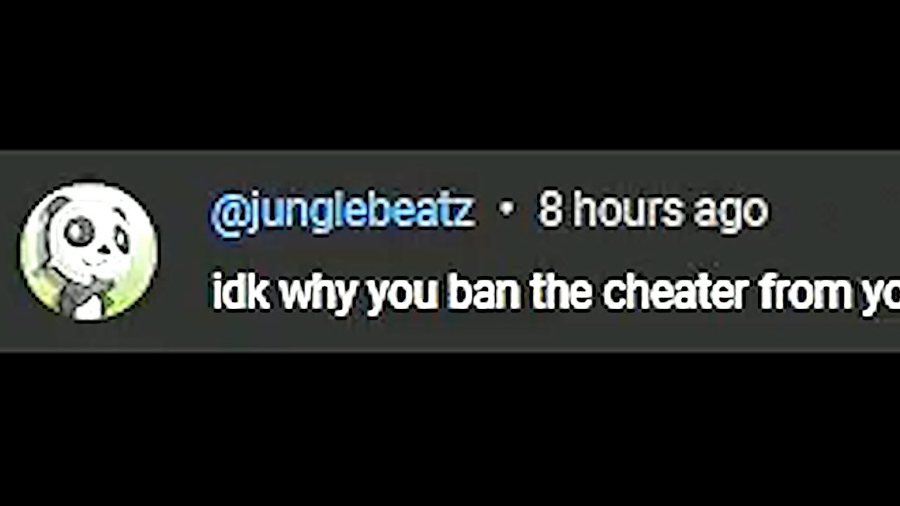 Why Ban Cheaters? - YouTube