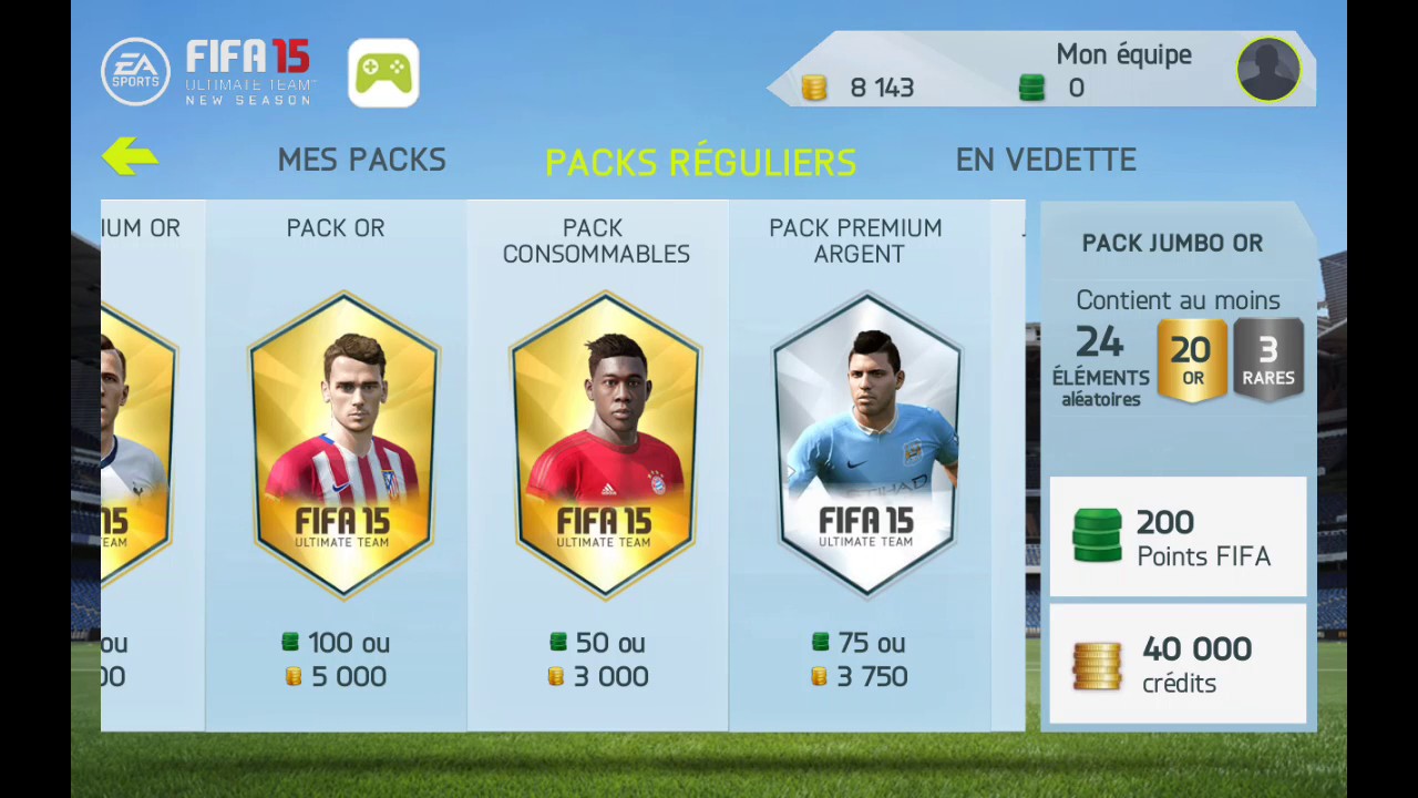 Fifa 15 UT ouverture packs - YouTube