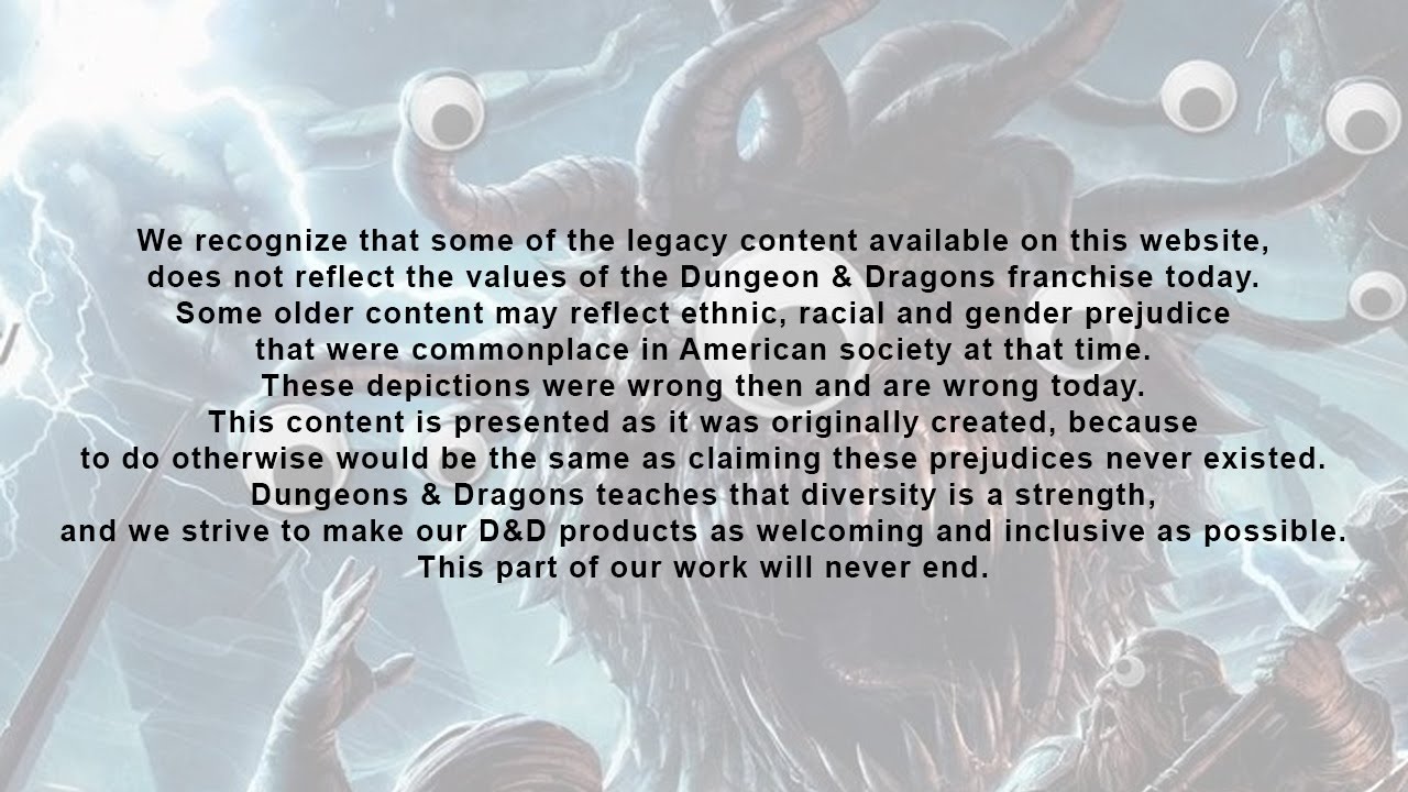 #TTRPG #DnD - Disclaimers, Slander and Cultural Vandalism - YouTube