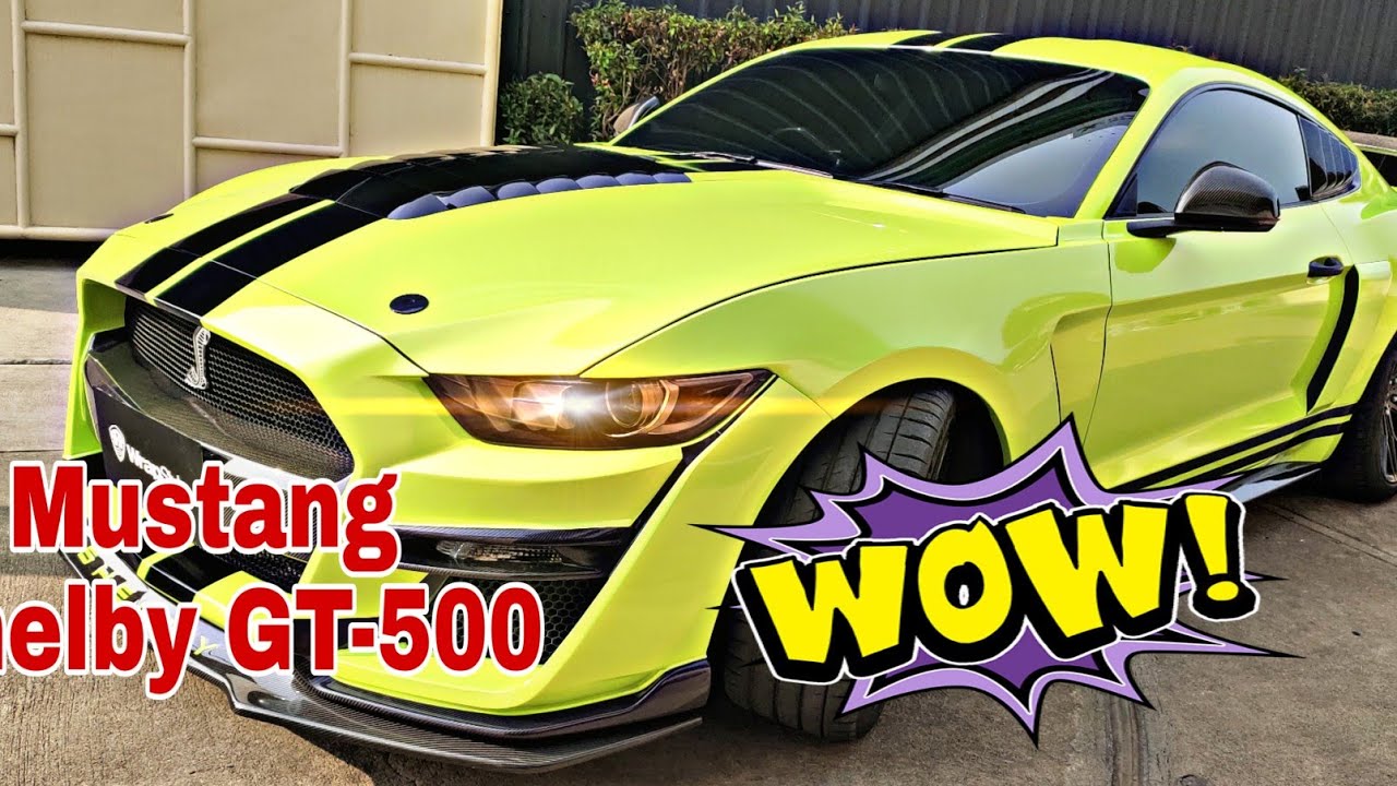 Mustang Shelby GT-500 wrap project - YouTube