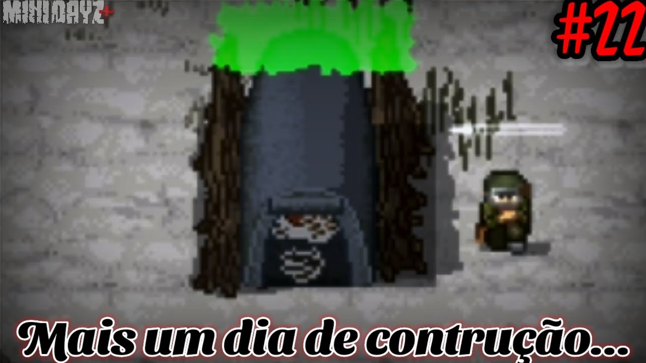 Mini DayZ plus #22 - Dia de construção e coleta de recursos !!! - YouTube