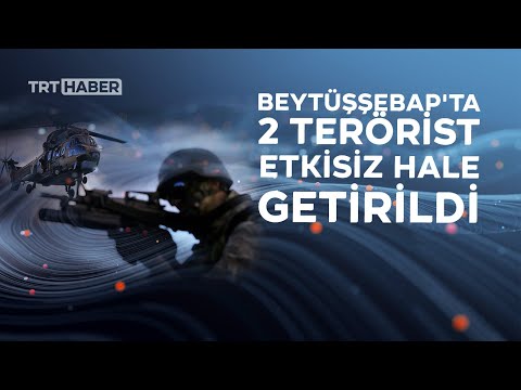 Beytüşşebap'ta 2 terörist etkisiz hale getirildi