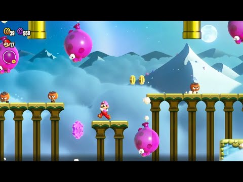 Super Mario Bros Wonder - Bloomps of the Desert Skies - Walkthrough ...