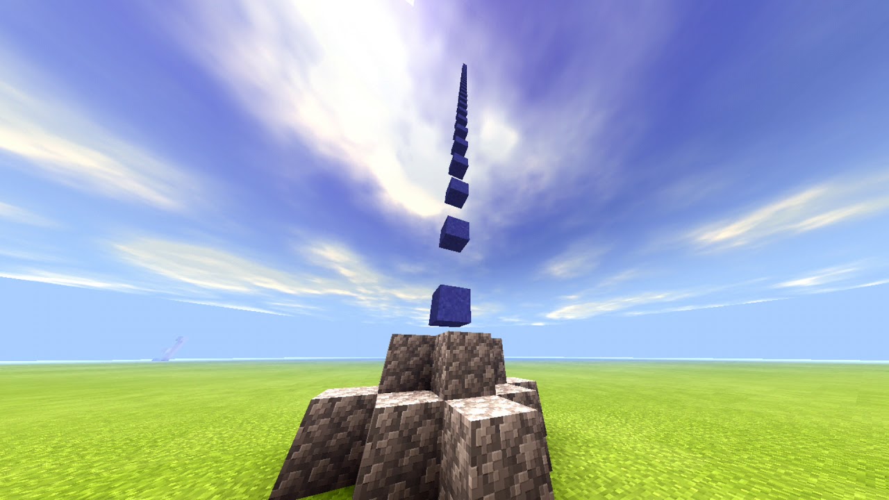 i made a geyser in minecraft (working geyser) - YouTube