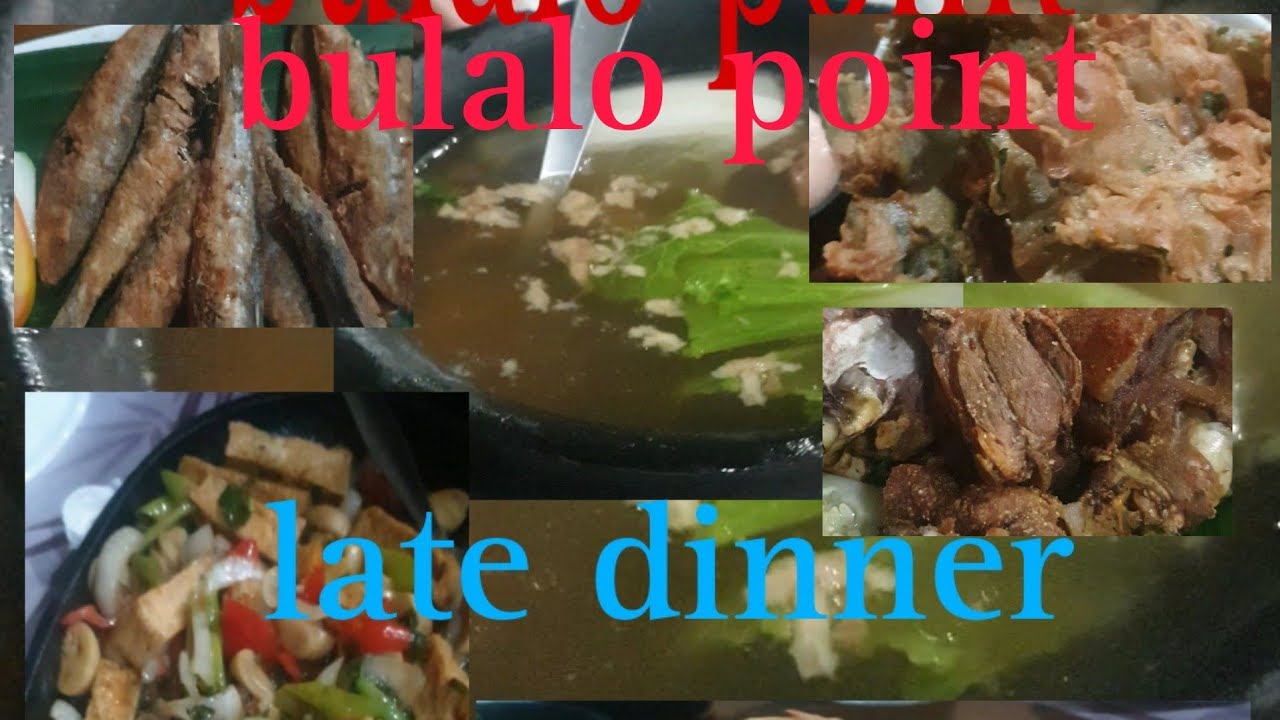 yummy foods at BULALO POINT TAGAYTAY (late dinner) - YouTube