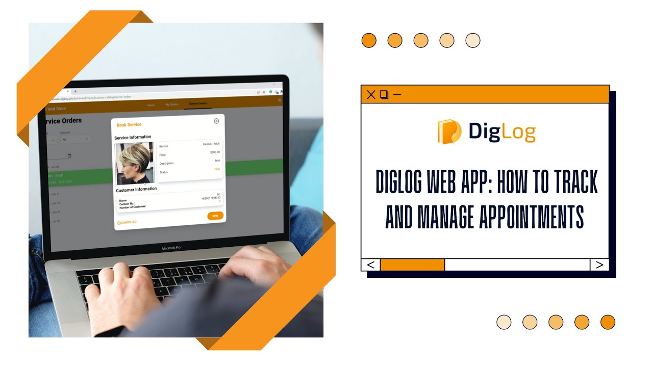 DigLog 101: How to track and manage appointments in the web app - YouTube